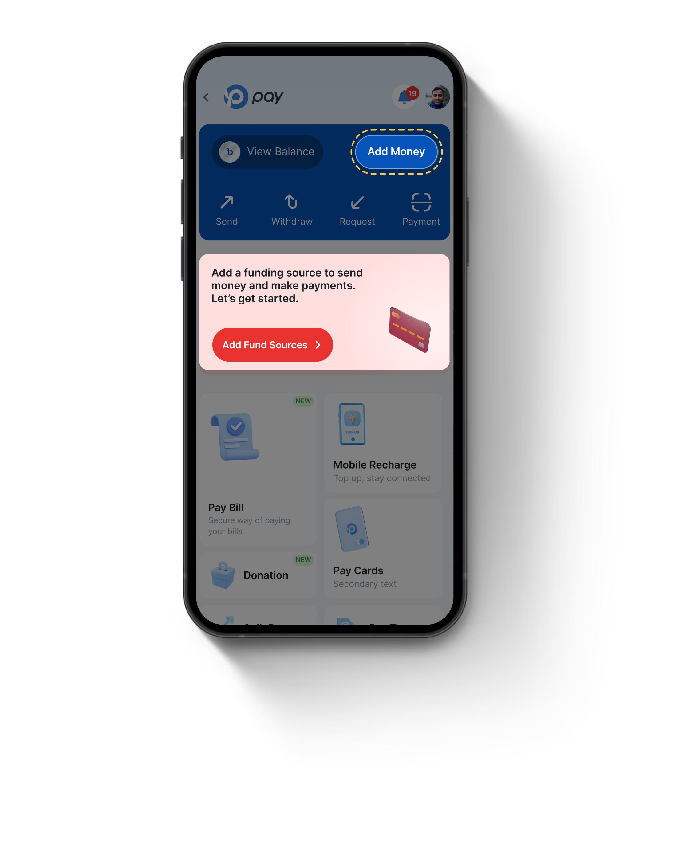 Pathao Pay | Add Fund Source